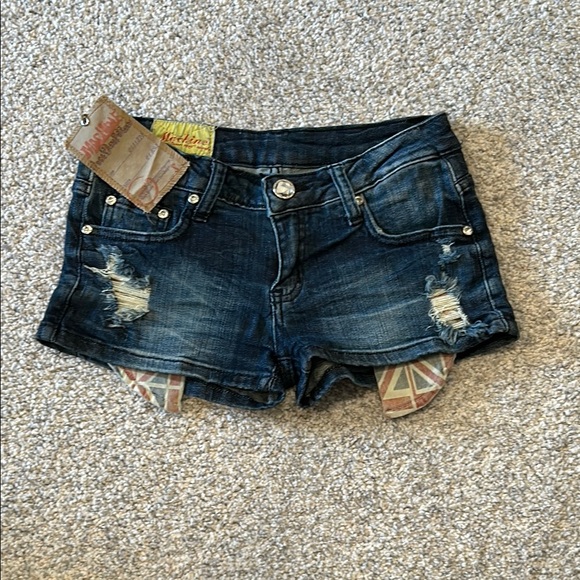 Machine | Shorts | Nwt Machine Denim Shorts | Poshmark
